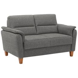 Home Affaire 2-Sitzer &raquo;Palmera, B: 149 cm&laquo; mit Federkern grau 100% Polyester;Struktur (100% Polyester);Luxus-Microfaser in Lederoptik (100% Polyester)