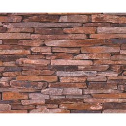 Livingwalls living walls Vliestapete &raquo;Best of Wood`n Stone 2nd Edition&laquo; Motiv Steinoptik gemustert glatt Landhaus Tapete Stein Tapeten Wohnzimmer modern Flur 