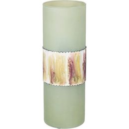 Gilde Tischvase &raquo;Vase Imperial, r&ouml;hrenf&ouml;rmig&laquo; aus Aluminium und Glas, wasserdicht, &Oslash; ca. 12 cm bunt Aluminium, Glas B/H/T: 35,5cm &Oslash; 12cm