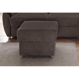 Sit & More sit&more Hocker &raquo;Sonoma&laquo; mit Stauraumfach braun Struktur (100% Polyester);Luxus-Microfaser ALTARA NUBUCK (100% Polyester) B/H/T: 58cm x 45cm x 48cm, 