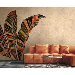 marburg Fototapete &raquo;Pia&laquo; matt glatt moderne Tapete f&uuml;r Wohnzimmer Schlafzimmer K&uuml;che gelb Vlies B/L: 2,12m x 2,7m, Rollen: 1