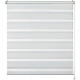 Sch&ouml;ner Wohnen Kollektion SCH&Ouml;NER WOHNEN-Kollektion Doppelrollo &raquo;Tilda&laquo; transparent Sichtschutz mit Bohren/ohne Bohren freih&auml;ngend geklemmt, silberne oder wei&szlig;e Rollo-Technik 