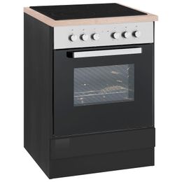 KOCHSTATION Herdumbauschrank &raquo;KS-Ohio&laquo; grau B/H/T: 60cm x 85cm x 60cm