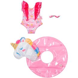 Baby Born Puppenkleidung &raquo;Schwimm-Set Einhorn 43 cm&laquo; rosa Einheitsgr&ouml;&szlig;e Puppenkleidung