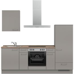 Nobilia K&uuml;chenzeile &raquo;"Laser I", NEU: individuell anpassbar mit gratis Profi-Beratung&laquo; vormontiert, 240 cm breit, optional mit verschiedenen E‐Ger&auml;te-