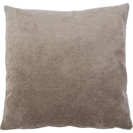 G&ouml;zze Dekokissen &raquo;Muri&laquo; in vielen Unifarben silber Obermaterial: 100% Polyester B/L: 50cm x 50cm, 2 Stk.