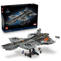 Lego Konstruktionsspielsteine &raquo;S.H.I.E.L.D.-Helicarrier (76354), Lego Super Heroes&laquo; Made in Europe grau Einheitsgr&ouml;&szlig;e Konstruktionsspielsteine