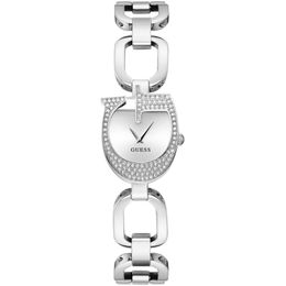 Guess Damen Quarzuhr &raquo;GIA&laquo; Armbanduhr, Damenuhr silber Einheitsgr&ouml;&szlig;e