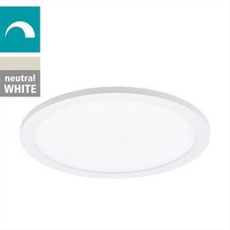 Eglo Deckenleuchte &raquo;SARSINA&laquo; LED-Board 1 Stk. Neutralwei&szlig; Wand-/Deckenleuchte, H5,0 x, wei&szlig;, Leuchtmittel inkl. wei&szlig; 1, &Oslash; 30cm H: 5cm, 1 Stk.