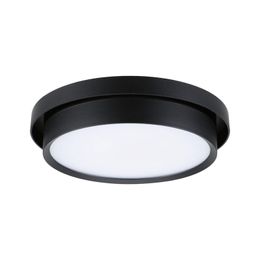 Paulmann LED Deckenleuchte &raquo;Malik 15W 230V 2700K Kunststoff&laquo; Warmwei&szlig; 3-step-dimmbar schwarz 1, &Oslash; 28cm H: 5,7cm