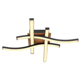 Globo LIGHTING LED Deckenleuchte &raquo;EVITA&laquo; LED-Modul Warmwei&szlig; Deckenlampe/Wohnzimmer/Schlafzimmer/modern Einheitsgr&ouml;&szlig;e