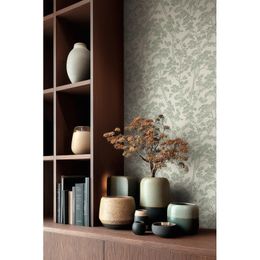 Livingwalls living walls Vliestapete &raquo;Vibes & Styles Lin &ndash; Zen Branches Vliestapete&laquo; floral leicht strukturiert inspiriertes Baumdesign mit feinen Linien und 