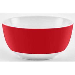 Van Well M&uuml;slischale &raquo;Vario&laquo; 6 Stk. aus Porzellan sp&uuml;lmaschinen- und mikrowellengeeignet, &Oslash; 14 cm rot Porzellan &Oslash; 14cm