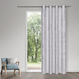 GERSTER Vorhang &raquo;Adrian&laquo; &Ouml;sen 1 Stk. tlg. SB-&Ouml;senschal "Adrian" silber Polyester 245cm, &Ouml;sen, 140cm