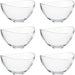 Leonardo M&uuml;slischale &raquo;LOOP&laquo; 6 Stk. aus Glas 15 cm, 270 ml transparent Glas &Oslash; 15cm
