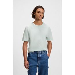 BOSS Orange Herren BOSS Orange T-Shirt &raquo;Tegood Regular Fit&laquo; 100% Baumwolle Logo on Chest Rundhals blau S