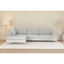 Die PlanBar Ecksofa &raquo;Ottomane MP-IN14007 L-Form, Breite 306 cm&laquo; wahlweise mit Schlaffunktion und verstellbaren Kopfst&uuml;tzen 100% Polyester B/H/T: 306cm