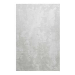 Teppich &raquo;Sienna&laquo; rechteckig 20 mm H&ouml;he Hochflor, Microfaser, uni, weich & kuschelig, Wohnzimmer, Schlafzimmer grau Polyester B : 70cm 1 Stk., 20mm, L:
