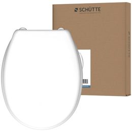 Sch&uuml;tte WC-Sitz Duroplast,maximale Belastung der Klobrille 175 kg wei&szlig; Duroplast Einheitsgr&ouml;&szlig;e