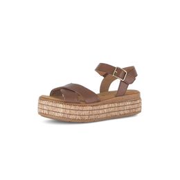 Gabor Plateau Sandalen in braun | Gr.: 41