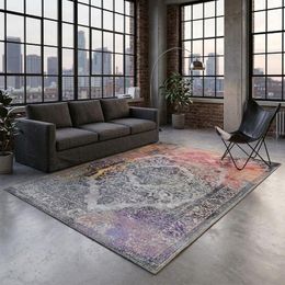 Gino Falcone Teppich &raquo;Cosima-118&laquo; rechteckig 3 mm H&ouml;he gewebter Jaquard-Teppich, mit Chenillegarn, moderne Orient-Optik bunt Polyester B : 130cm 1 Stk., 3mm, L: 