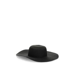 Lascana Damen Lascana Strohhut &raquo;Sonnenhut, Sommerhut, Kopfbedeckung, Hut&laquo; im eleganten Look mit breiter Krempe schwarz Einheitsgr&ouml;&szlig;e