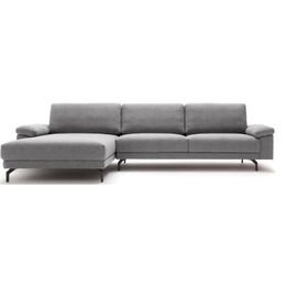 Creation BY ROLF BENZ Ecksofa &raquo;CR.450 elegantes Designsofa mit hohem Sitzkomfort&laquo; grau B/H/T: 274cm x 95cm x 178cm, Stoff, Recamiere links