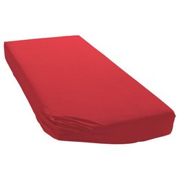 bellana Spannbettlaken &raquo;Jersey Classic&laquo; f&uuml;r Kinder und Babys aus reiner Baumwolle rot Jersey, Obermaterial: 100% Baumwolle 1 Stk., Jersey, 60x120 
