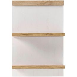 OTTO home Ablageregal &raquo;WESTMINSTER, Wandregal im Landhausstil&laquo; in 2 Farben verf&uuml;gbar, mit zwei Ablageb&ouml;den wei&szlig; Holzwerkstoff B/H/T: 40cm x 59cm x 