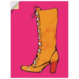 Artland Wandbild &raquo;Stiefel&laquo; Fashion 1 Stk. tlg. als Alubild, Leinwandbild, Poster, Wandaufkleber in verschied. Gr&ouml;&szlig;en Vinyl B/H/T: 90cm x 120cm, Wandaufkleber 