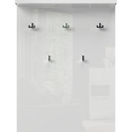 OTTO home Garderobenpaneel &raquo;Piano&laquo; hochwertig UV lackiert, Breite 76 cm wei&szlig; Holzwerkstoff B/H/T: 76cm x 100cm x 17cm