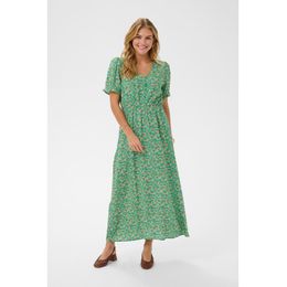 Cream Kleid CRTiah Feminine in Bright Green Small Flowers | Gr.: 38