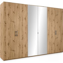 set one by Musterring Dreht&uuml;renschrank &raquo;Henderson&laquo; mit Spiegel, in 2 Breiten, inkl. Fachb&ouml;den und Kleiderstangen braun Holzwerkstoff B/H/T: 301cm x 