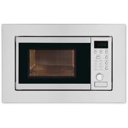 Exquisit Einbau-Mikrowelle &raquo;EMW 20.1 G&laquo; 1250 W Schonend Auftauen,schnell Aufw&auml;rmen, Grillen-einfach per Knopfdruck silber Einheitsgr&ouml;&szlig;e Einbau-