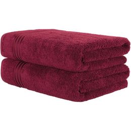 HAMMETEX Saunatuch &raquo; 2er Set extra gro&szlig;e Saunat&uuml;cher&laquo; 100% Baumwolle &ndash; Weich & Saugf&auml;hig &ndash; Luxuri&ouml;se Gro&szlig;e Spa-Badet&uuml;cher Frottier, Baumwolle B/L: 