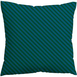 Schlafgut Kissenbezug &raquo;Premium Kissenbezug Woven Fade Satin (1 St)&laquo; Ton-in-Ton Rei&szlig;verschluss, Fadendichte von 300tc, Streifen, OEKO Tex bunt Mako-Satin, 