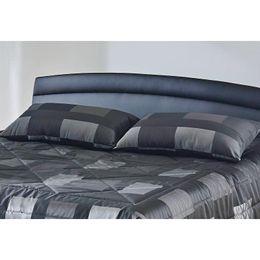 Westfalia Schlafkomfort Dekokissen (2-teilig) schwarz Polyester B/L: 40cm x 80cm, 2 Stk.