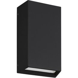 Eglo Wandleuchte &raquo;Spongano Wandlampe, Au&szlig;enbeleuchtung, Aluminium und Glas, IP65, Lampe&laquo; LED-Modul 1 Stk. Kaltwei&szlig; Neutralwei&szlig; Warmwei&szlig; Wand-/