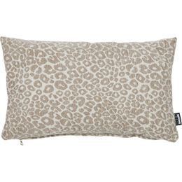 done. Dekokissen &raquo;LEO&laquo; Jacquardgewebt beige Polyester B/L: 30cm x 50cm, 1 Stk.