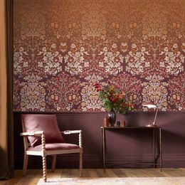 WILLIAM MORRIS AT HOME Vliestapete &raquo;Blackthorn&laquo; Retro glatt Designer Tapete, 10mx52cm (ca. 5m2) bunt Vlies B/L: 10m x 2,5m, Rollen: 1