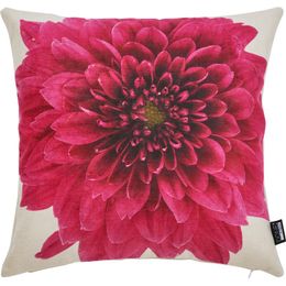 done. Dekokissen &raquo;KIKU&laquo; Bedruckt rosa Polyester B/L: 45cm x 45cm, 1 Stk.