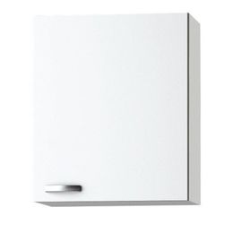 Optifit H&auml;ngeschrank &raquo;Ole&laquo; wei&szlig; Holzwerkstoff B/H/T: 60cm x 70,4cm x 34,9cm, T&uuml;ren: 1 Stk.