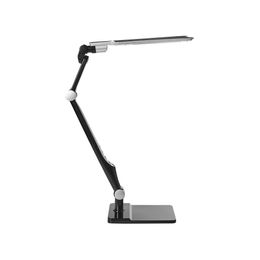 Beliani B&uuml;roleuchten PEGASI in Schwarz/Silber - (W) 16 x (H) 56 x (L) 34 cm | Gr.: onesize