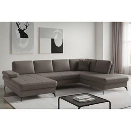 Sit & More sit&more Wohnlandschaft &raquo;Morris Jubi, Breite 300 cm&laquo; mit Armteilfunktion, optional mit Schlaffunktion B/H/T: 300cm x 83cm x 202cm, NaturLEDER , 