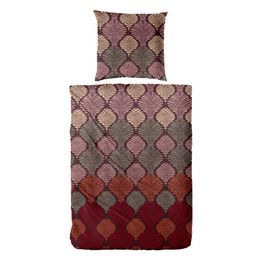 Primera Bettw&auml;sche &raquo;Edelflanell-Bettw&auml;sche Marakesh&laquo; 2 Stk. mit orientalischem Flair bunt Edel-K&ouml;per-Flanell, Obermaterial: 100% Baumwolle B/L: 155cm x 220cm,
