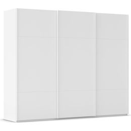 Rauch Schwebet&uuml;renschrank &raquo;Kleiderschrank Schrank Garderobe Schlafzimmerschrank SCALE-TRIO&laquo; edle dreigeteilte Front, 2 Zierleisten in Griff-Farbe MADE