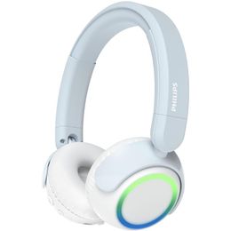 Philips Kinder-Kopfh&ouml;rer &raquo;TAK4200BL/00&laquo; A2DP Bluetooth AVRCP Bluetooth Bluetooth HFP Multi-Point-Verbindung integrierte Steuerung f&uuml;r Anrufe und Musik 