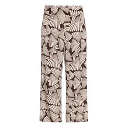 Betty Barclay Marlene-Hose mit elastischem Bund in Braun/Beige | Gr.: 44