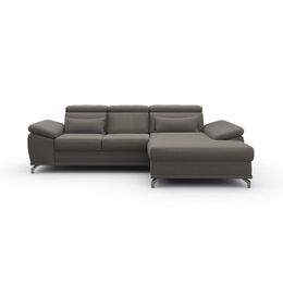 Sit & More sit&more Ecksofa &raquo;Cabrio L-Form, B: 295 cm, mit Sitztiefen-, Arm- & Kopfteilverstellung&laquo; 2 Nierenkissen, Federkern, optional Schlaffunktion und 