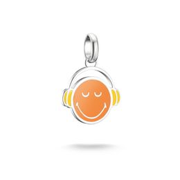 Thomas Sabo Damen Thomas Sabo Charm-Einh&auml;nger &raquo;SMILEYWORLD Headphones Charm - Connect&laquo; silber Einheitsgr&ouml;&szlig;e